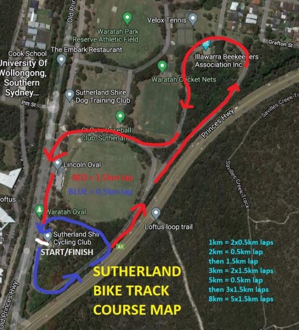 This Saturday's Cross Country will be at Sutherland Bike Track, Waratah ...